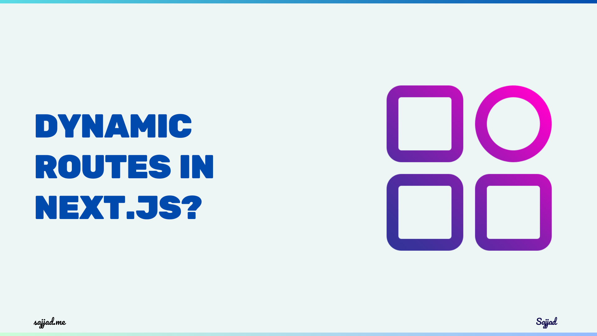 How to create dynamic routes in Next.js?